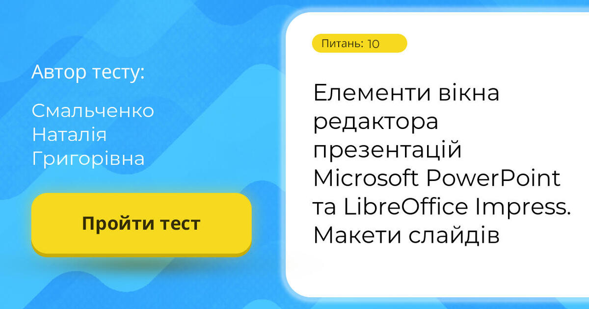 Елементи вікна редактора презентацій Microsoft PowerPoint та ...